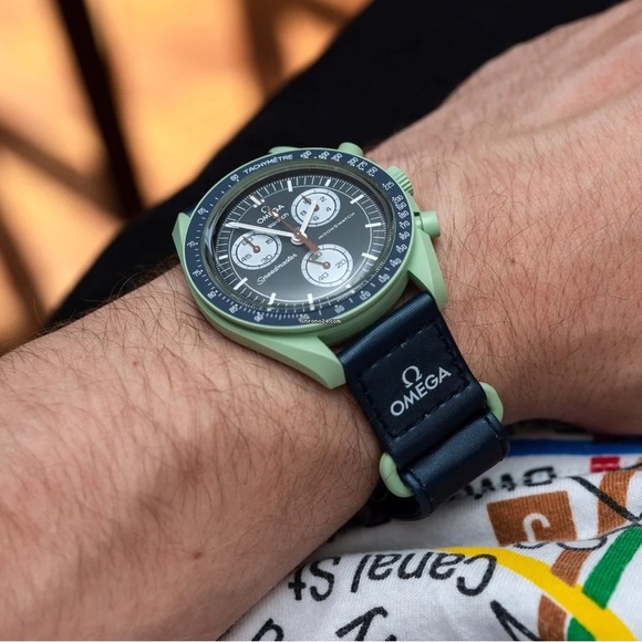 Swatch | Accessories | Authentic Speedmaster Swatch Omega Moonswatch ...